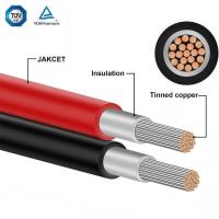 China PV1-F Twin Core Solar Cable 1500V DC TUV 2Pfg | Guoning for sale