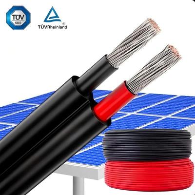 China H1Z2Z2-K Twin Core Solar Cable 1500V DC TUV | Guoning for sale
