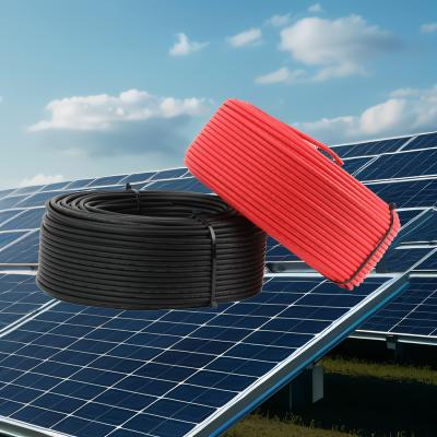 China Guoning 4mm2 6mm2 Solar Flexible Cable | EN 50618 TÜV CE 1500V DC PV Wire for sale