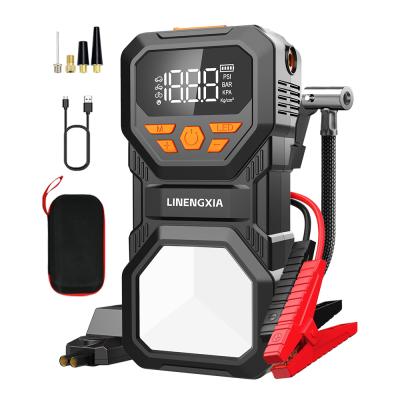 China Multifunctional 4 In 1 Car Jump Starter Pack 1200A Portable Jump Starter Pack QC3.0 Fast Charging for sale