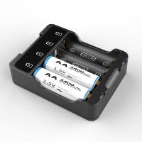 China Lightweight AA Rechargeable Batteries Lithium Battery Pack With 1000 Cycle Life And Charging Stand for sale