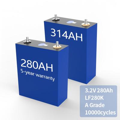 China 314Ah LFP Cell Rechargeable Lithium Ion Battery With 6000 Cycles For Solar Energy Storage for sale