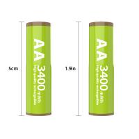 China Convenient Solid State AA Rechargeable Lithium Ion Battery Safety With 1000 Cycles Life for sale