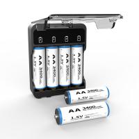 China 3400mWh AA Rechargeable Lithium Ion Battery Long Lasting For Boats Or Toys for sale