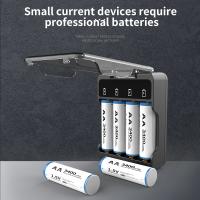 China 3400mWh AA Rechargeable Lithium Ion Battery Long Lasting For Boats Or Toys for sale