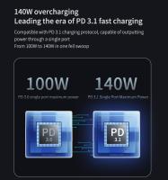 China PD140W Customizable 27000mAh Power Bank Fast Charging Portable Charger With USB C 3 Port And PD 3.1 for sale
