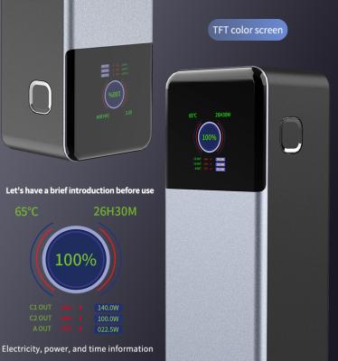 China PD140W Customizable 27000mAh Power Bank Fast Charging Portable Charger With USB C 3 Port And PD 3.1 for sale