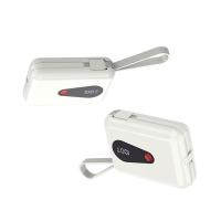 China Compact Li Polymer Power Bank 10000mah With ABS PC Material And Customizable Logo for sale