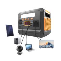 China Wholesale Portable Power Station 220V Outlet Peak 1200W Solar Energy Generator  smoke Lighter For Camping And Outdoor Recreation for sale