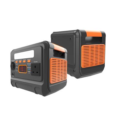 China Wholesale Portable Power Station 220V Outlet Peak 1200W Solar Energy Generator  smoke Lighter For Camping And Outdoor Recreation for sale