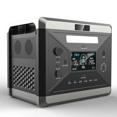 China MPPT 2400W solar energy generator Camping Power Supply For Camping And Emergency Backup portable power station manufacturer China for sale