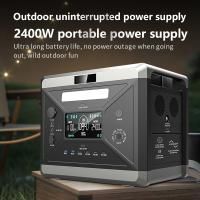 China MPPT 2400W solar energy generator Camping Power Supply For Camping And Emergency Backup portable power station manufacturer China for sale
