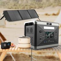 China MPPT 2400W solar energy generator Camping Power Supply For Camping And Emergency Backup portable power station manufacturer China for sale