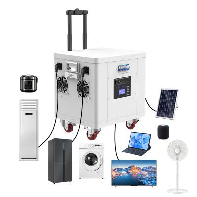China 10KWh Output LiFePO4 Portable Power Station 6000 Cycle Life Portable Battery Generator for sale