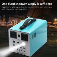 China Li-Ion Battery 300w Lifepo4 Solar Generator For Camping And Emergency Backup for sale