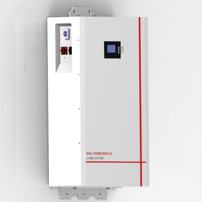 China Wall Mounted Residential Solar Energy Storage System With 5.12kWh LiFePO4 Battery for sale