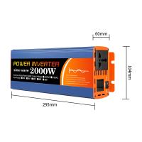 China Portable Solar Inverter 2000W Peak Power with Pure Sine Wave and 110VAC/220VAC Output for Home Use for sale