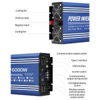 China 6000W Peak Power Portable Power Station with 110V/220V AC Output and Low Voltage Alarm for sale