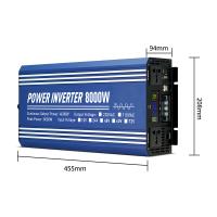 China 24V/48V/60V 8000W Peak Power Pure Sine Wave Solar Inverter for Home Use with Lithium-Ion Battery Compatibility for sale