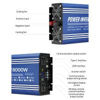 China 24V/48V/60V 8000W Peak Power Pure Sine Wave Solar Inverter for Home Use with Lithium-Ion Battery Compatibility for sale