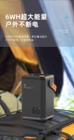 China 60000mAh Portable Charger with 45W PD Fast Charging and LED Display - Large Power Bank for Travel and Camping for sale