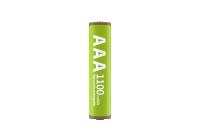China 1100mWh capacity AAA rechargeable batteries with 1600 recharge cycles and 1.5V constant output for sale