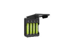 China AAA rechargeable lithium battery with 1100mWh capacity, 1600 recharge cycles, and 1.5V constant output for sale