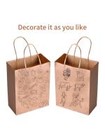 China Offset Flexo Printing  Kraft Paper Bag Eco Friendly Gift Packaging for sale