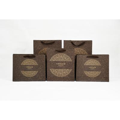 China Eco Friendly Paper Twist Handle Bags 250g 300g Weight Customized Color Simple Design for sale