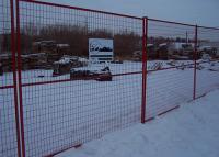China Temporary Construction Fence for Canada - 3.5mm Wire, 4' to 8' Heights with 50x100mm Mesh Opening for sale