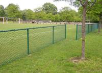 China Galvanized Chain Link Fence 1.2-5.0mm Wire Diameter with 0.5-5.0m Width Options for Industrial and Residential Use for sale