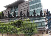 China 358 Anti Climb Security Fence 76.2mm x 12.7mm Mesh with 4mm Wire Diameter for High Protection for sale