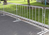 China Crowd Control Barrier 2.1x1.1m with Hot-Dipped Galvanized Finish and Multiple Frame Options for sale