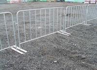 China Crowd Control Barrier 2.1x1.1m with Hot-Dipped Galvanized Finish and Multiple Frame Options for sale
