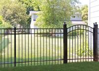 China Steel Fence with 32x32mm Rails and 1.2mm Thickness - 0.9m to 1.8m Heights Available for sale