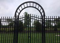 China Steel Fence with 32x32mm Rails and 1.2mm Thickness - 0.9m to 1.8m Heights Available for sale