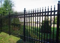 China Steel Fence with 32x32mm Rails and 1.2mm Thickness - 0.9m to 1.8m Heights Available for sale