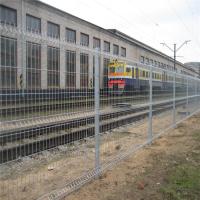 China 3D Series Galvanized Mesh Fencing 3-6mm Wire Thickness 600-3000mm Height with V-Shaped Reinforcement for sale