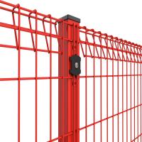 China Roll Top Mesh Panel Fence with 5-6mm Wire Diameter and 2400mm Panel Length - FA & FB Series Galvanized Options for sale