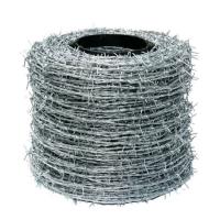 China 2.5mm x 15m Hot Dip Galvanized Barbed Wire Coil with 380-1200N/mm² Tensile Strength for Security Fencing for sale