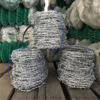 China 200m High Tensile Hot Dip Galvanized Barbed Wire 2.5mm with 800-1200N/mm² Strength for Security Fencing for sale