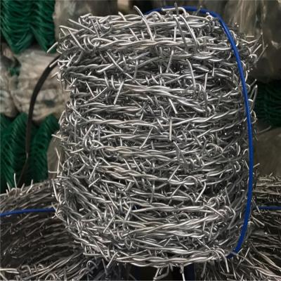 China 200m High Tensile Hot Dip Galvanized Barbed Wire 2.5mm with 800-1200N/mm² Strength for Security Fencing for sale
