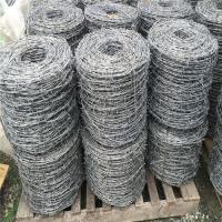 China 30m x 1.7mm Galvanized Barbed Wire - 800-1200N/mm² Tensile Strength with Hot-Dip Galvanizing for sale