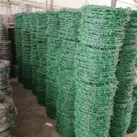 China Green High Tensile Barbed Wire 200m Coil - 800-1200N/mm² Strength with 3-6