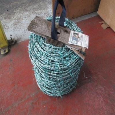 China Green High Tensile Barbed Wire 200m Coil - 800-1200N/mm² Strength with 3-6