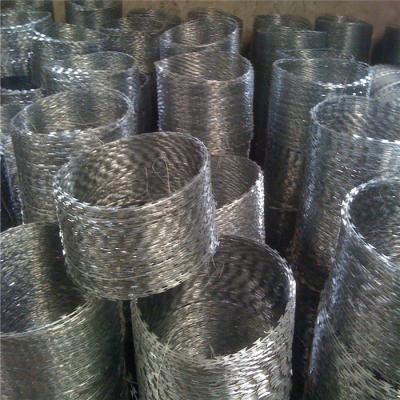 China Razor Wire Coil Security Barrier - BTO-22 450mm Diameter Anti-Climb Fencing with 2.5mm Wire for sale