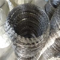 China Razor Wire Security Barrier 450mm Coil Diameter 2.5mm Wire with Galvanized or Stainless Steel Construction for sale
