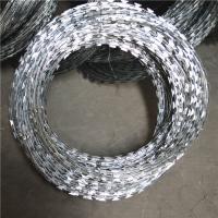 China BTO-22 5kg Hot Dip Galvanized Razor Wire - 0.4mm Thickness, 2.5mm Wire Diameter Anti-Climb Security Barrier for sale