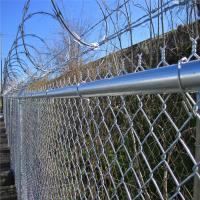 China Galvanized Concertina Razor Wire BTO-22 450mm Coil Anti-Climb Security Fence for sale
