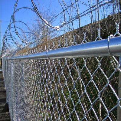 China Galvanized Concertina Razor Wire BTO-22 450mm Coil Anti-Climb Security Fence for sale